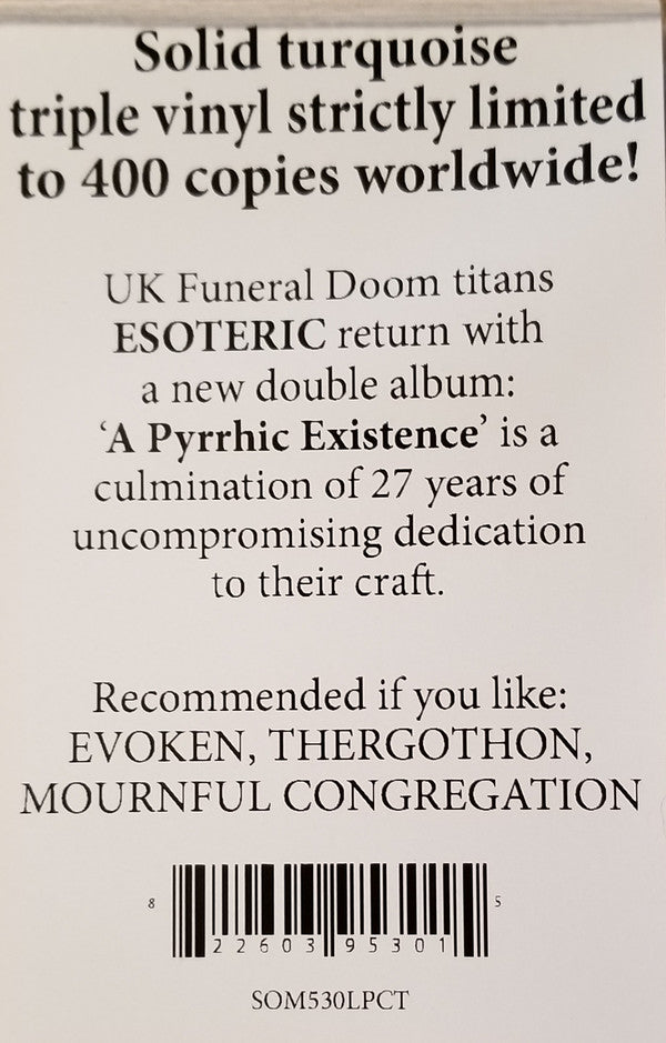 Esoteric ‎– A Pyrrhic Existence (COLOR VINYL) – Bionic Records